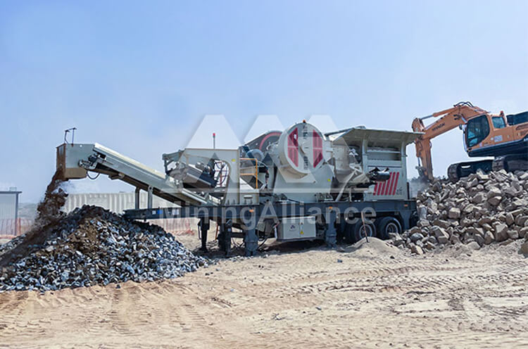 Saudi Arabia 150-200t/h Granite Portable Crushing Plant - Zhengzhou ...