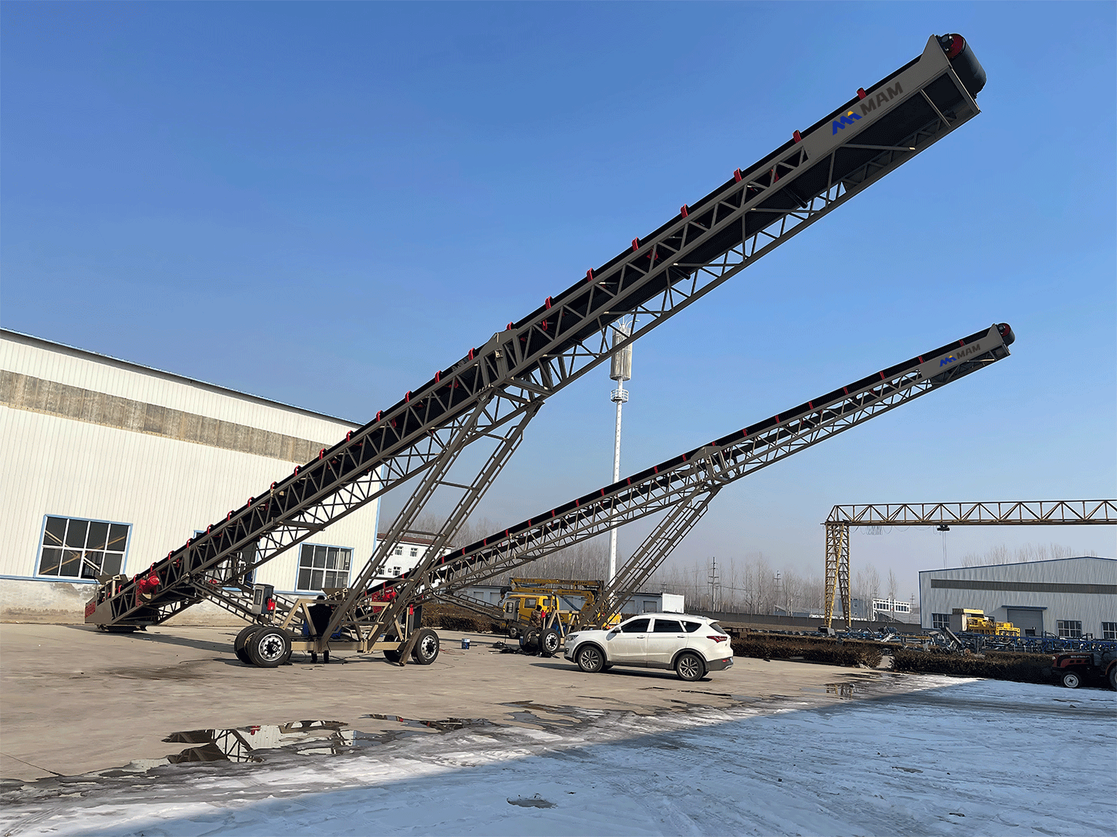 Tire-Type Mobile Conveyor - Zhengzhou MiningAlliance Machinery Co.,LTD.