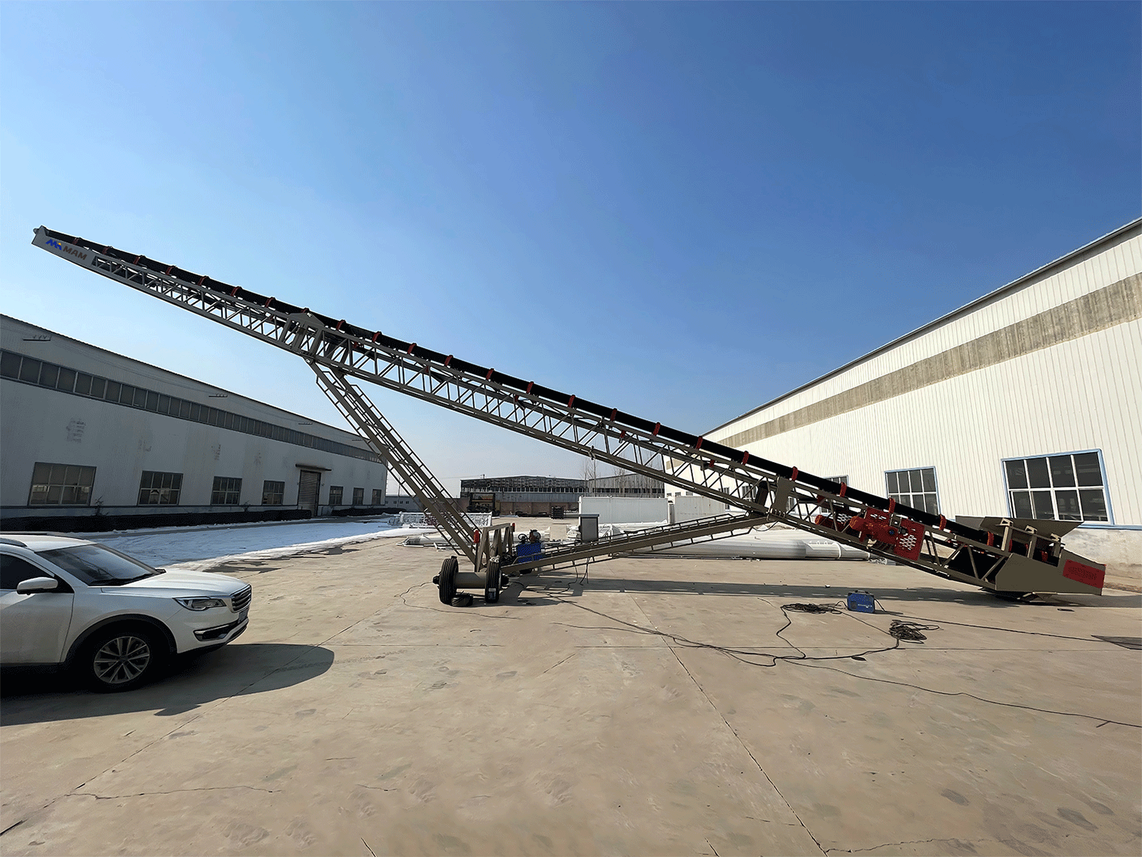 Tire-Type Mobile Conveyor - Zhengzhou MiningAlliance Machinery Co.,LTD.
